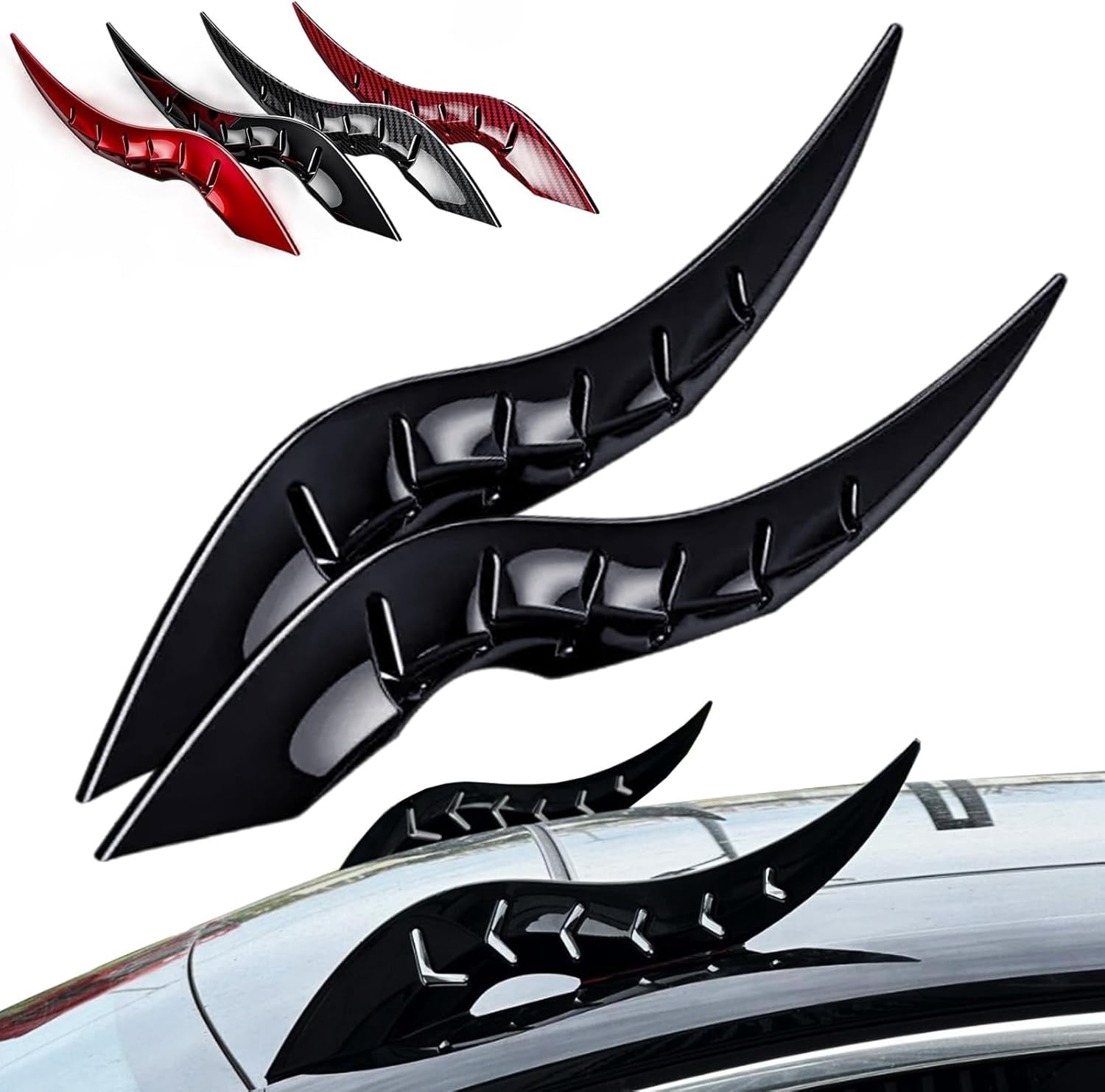 Car Roof Dragon Horn Modification, Universal Auto Roof Decoration, High ...