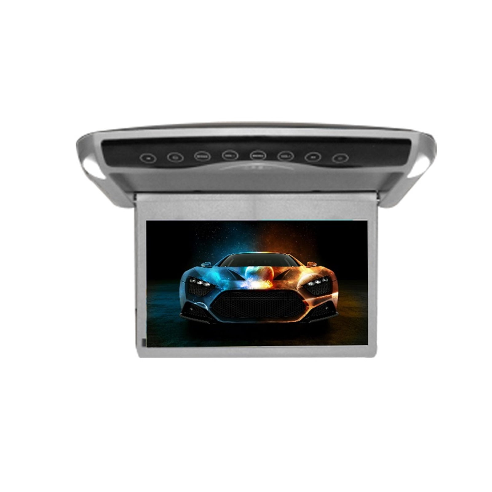 Car Roof Mount Monitor Ultra-thin 10.1 Inch Ceiling Mount Flip Down ...