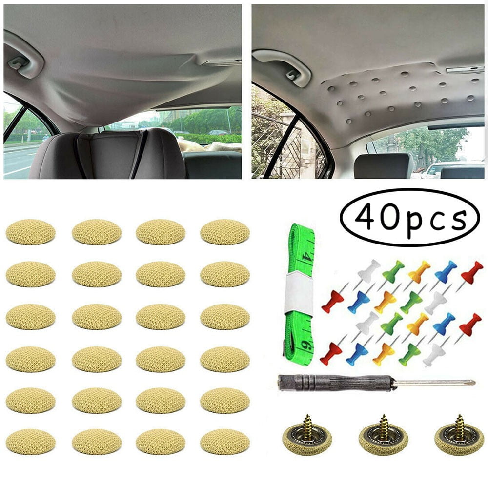 Car Roof Repair Rivets Sagging Headliner Fix Repair Pins Snap Rivet 40 ...