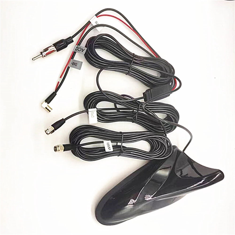 Car Roof Shark Fin Antenna DAB+GPS+FM+WIFI Car Stereo Radio Amplifier ...