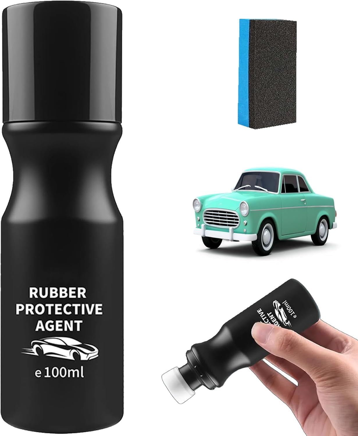 Car Rubber Seal Protectant, Black Car Trim Restorer for Door Window ...