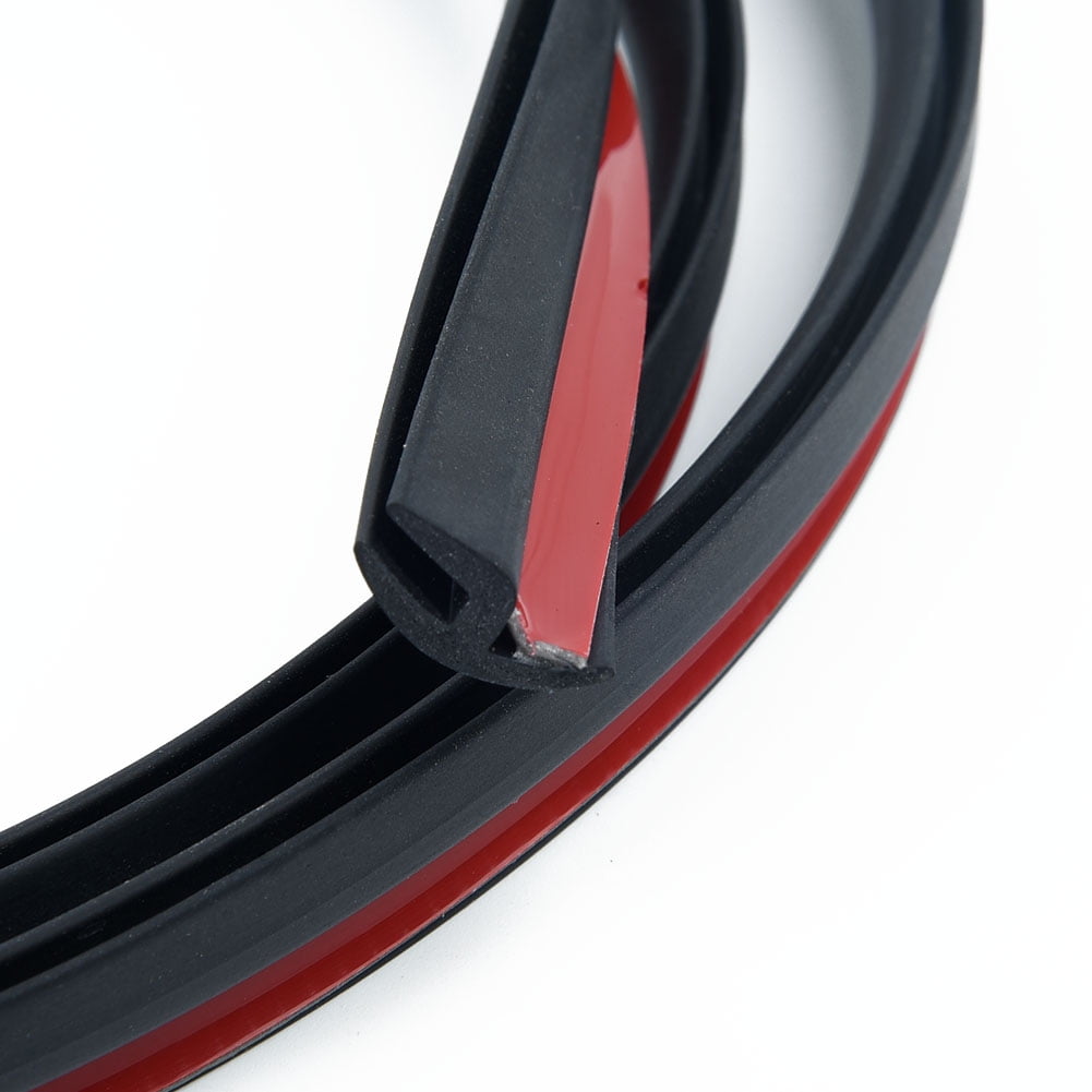 Car Rubber Seal on Sealed Strip, Plastic Molding, Universal Black Wiper ...
