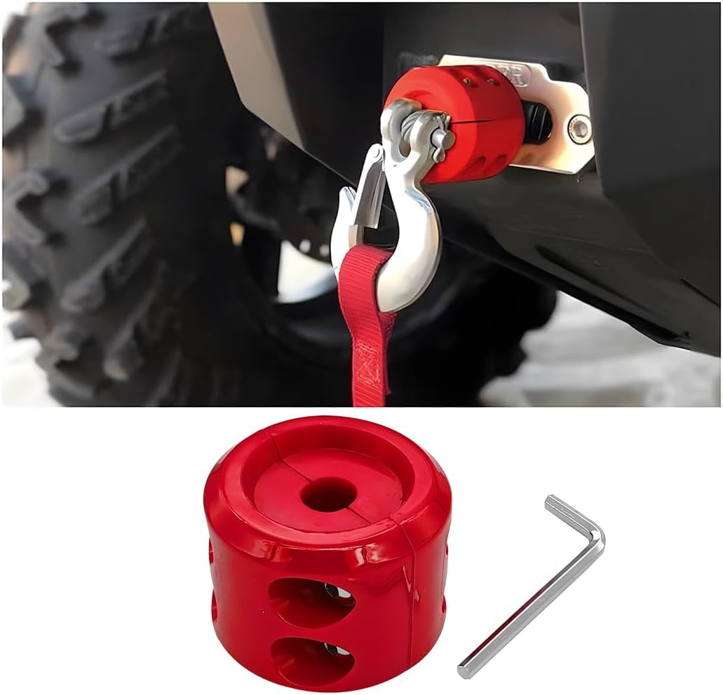 Car Rubber Winch Stopper for ATV UTV Truck, Cable Saver Hook Stopper ...