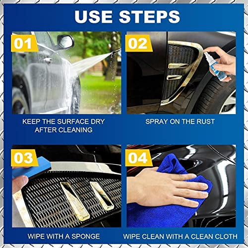 Car Rust Remover Spray, Car Rust Remover Rust Inhibitor Derusting Spray ...