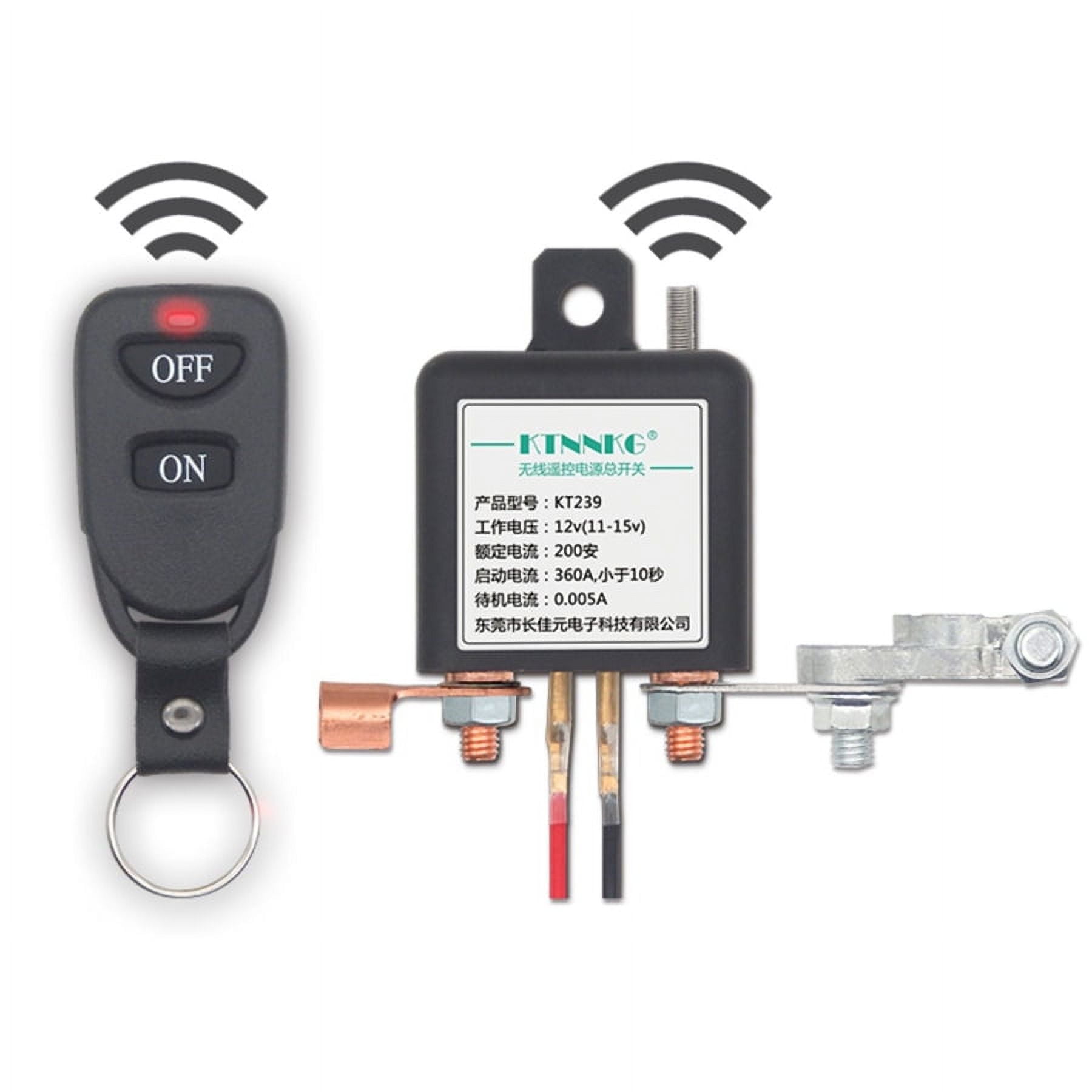 Car SUV Battery Disconnect Cut Off Master Switches 12V Wireless Remote ...