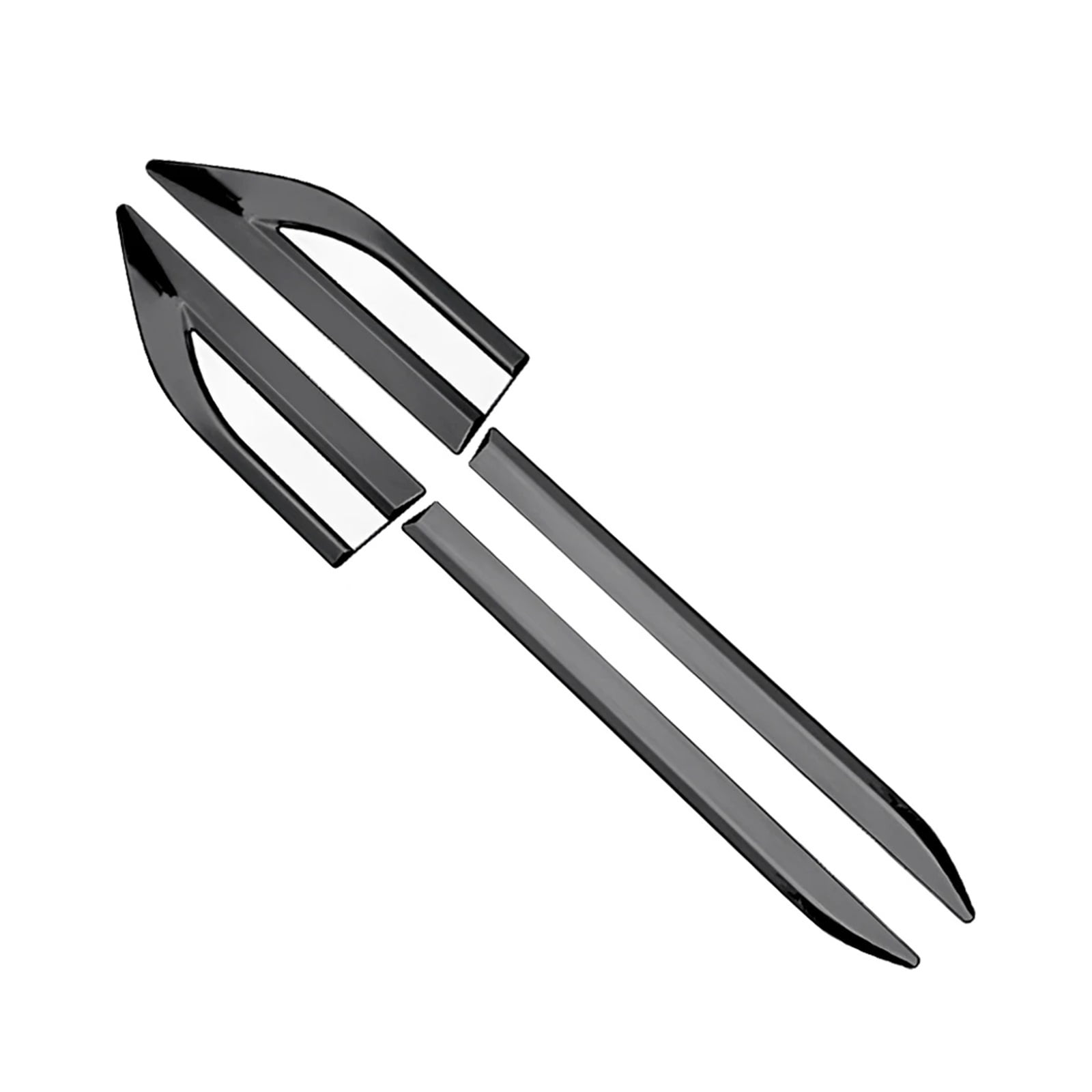 Car SUV Body Front Door Side Mudapron Trim Dagger Emblem Sticker Cover ...