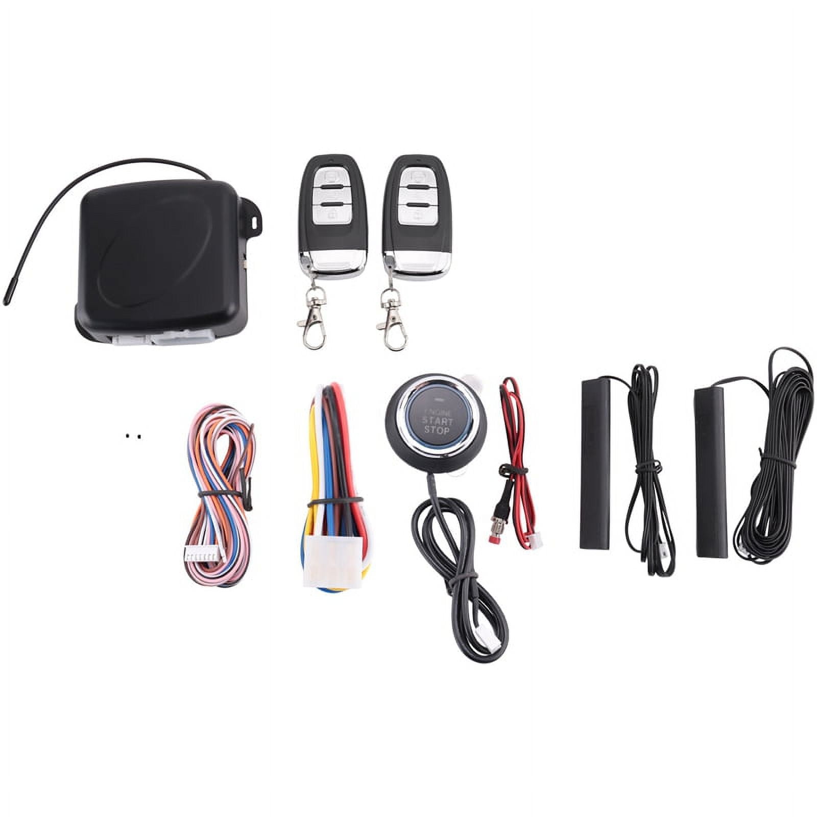 Car SUV PKE Keyless Entry Engine Alarm System Push Button System ...