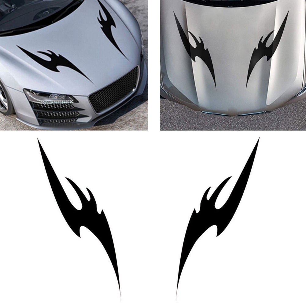 Car SUV Truck Hood Side Body Vinyl Fire Flame Graphics Decal Emblem ...