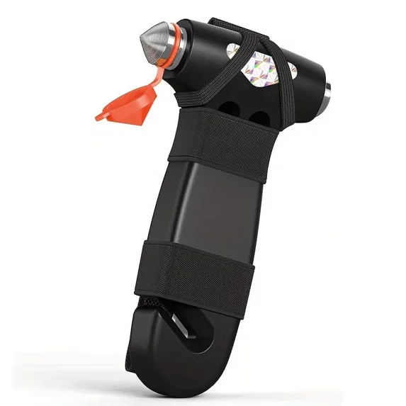 Car Safety Hammer Window Breaker, Emergency Escape Tool With Seat Belt ...