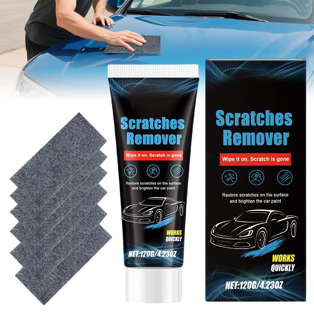 Car Scratch Removal, 2025 Car Paint Scratch Remover, Polishing Paste ...