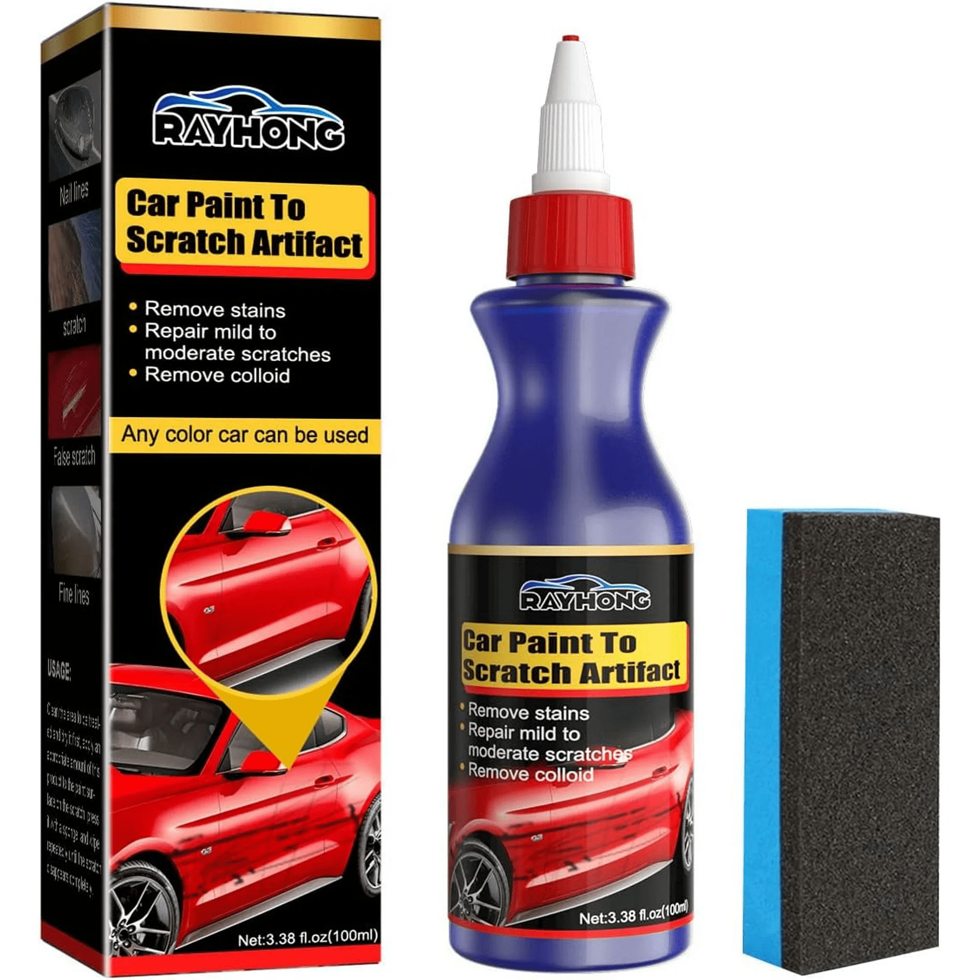 DREAMSOME Scratch Repair Wax for Car, 100ml Scratch Remover and Paint ...