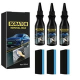 Car Scratch Remover, Auto Paint Scratch Repair Kit with Hydrophobic Coating, Fixes Door Handles ...