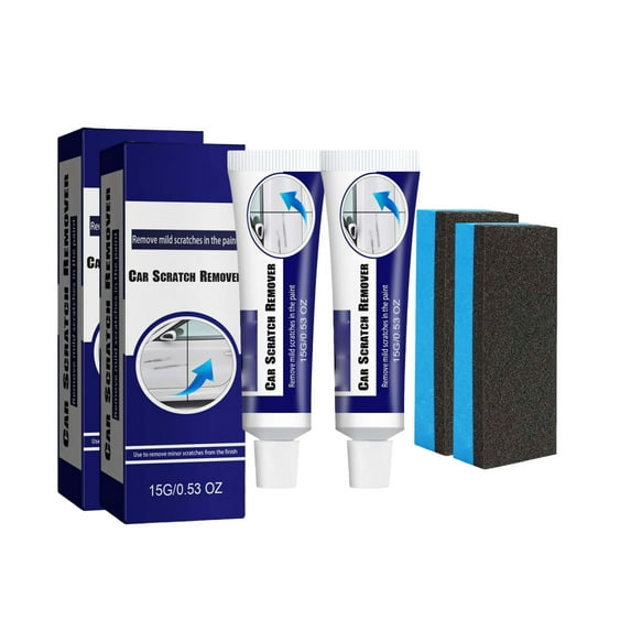 Car Scratch Remover Kit | 15g Scratch Repair Wax & Polishing Sponge ...