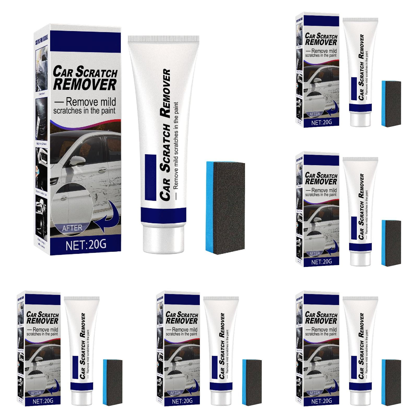 Car Scratch Remover Kit Paint Scratch Wax With Includes Sponge ...