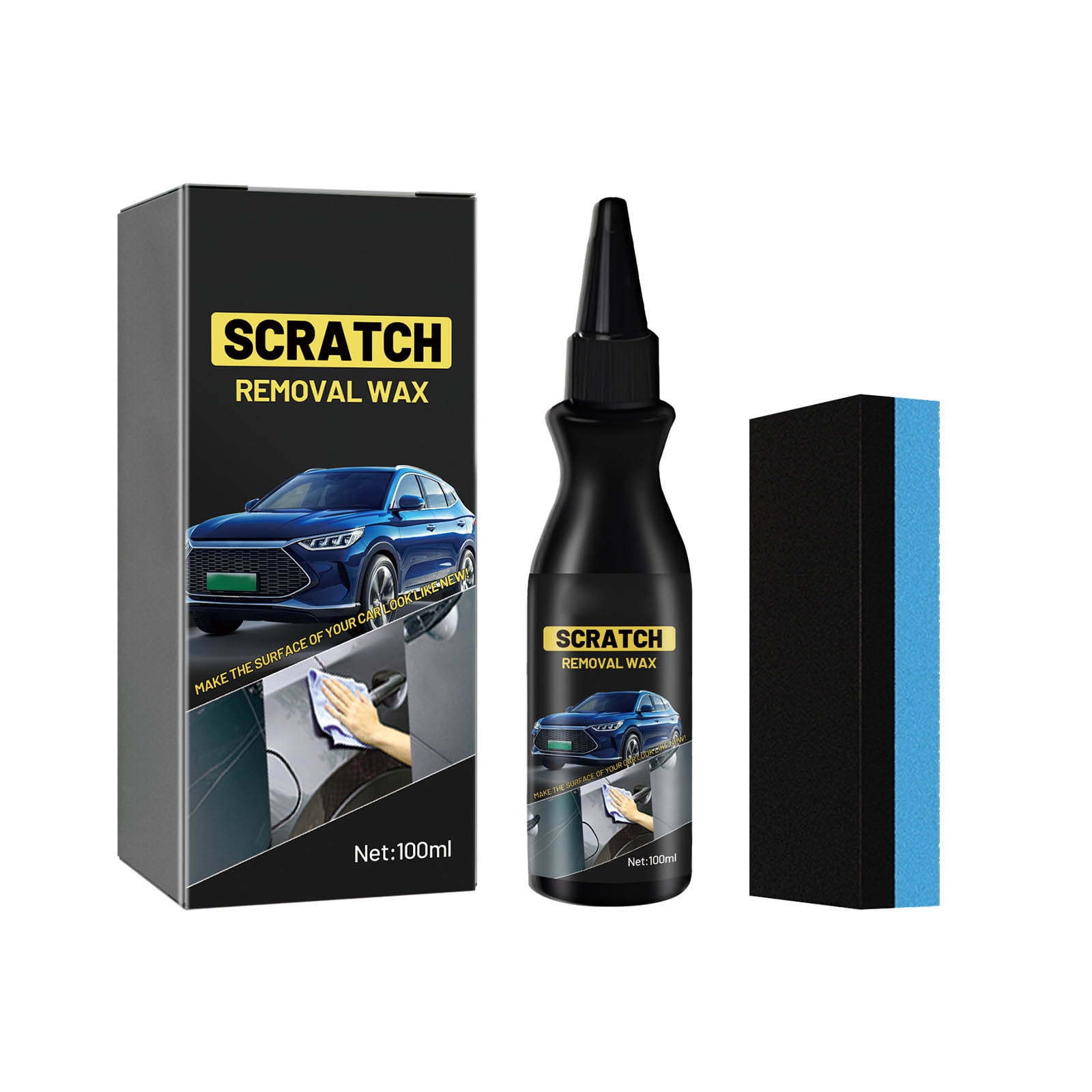 Car Scratch Remover Kit for All Vehicles Auto Paint Solution Easy to ...