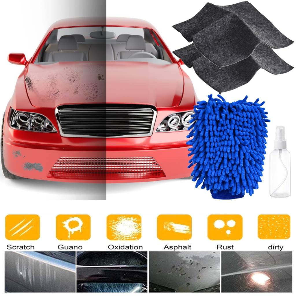 Car Scratch Remover Nano Magic Cloth | Multi-Surface Scratch Repair ...