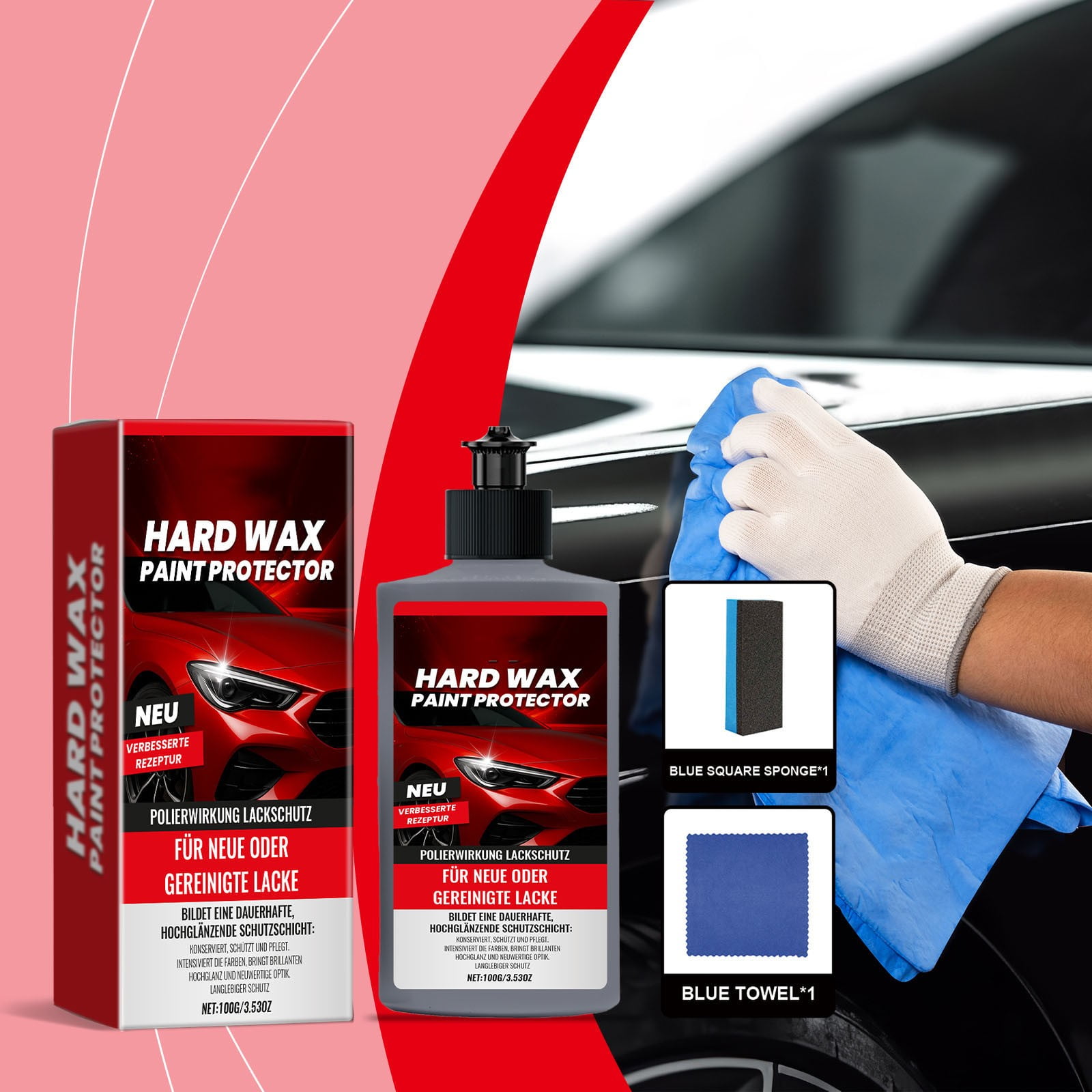 Car Scratch Remover, Paint Repair Paste, Quick Fix Scratch Coating ...