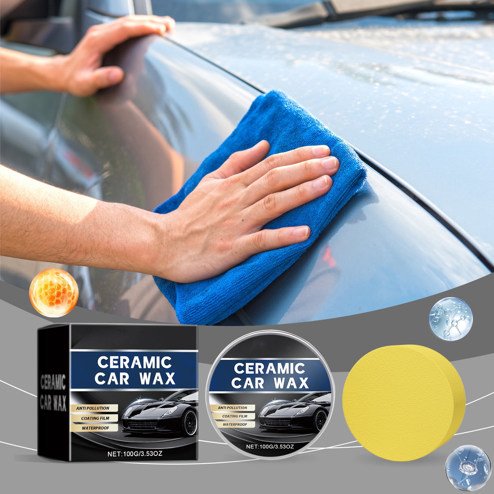 Car Scratch Remover Paste | Automotive Paint Repair Polishing Wax ...