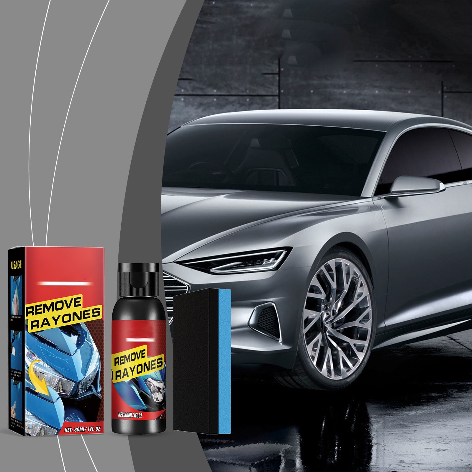 Car Scratch Repair Agent, Paint Polishing Refurbisher, Maintenance Care ...