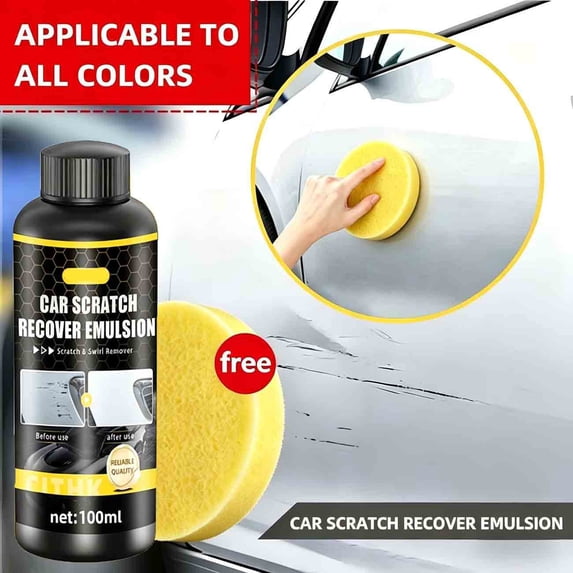 Car Scratch Repair Emulsion,Auto Paint Scratch Remover Polish,All ...