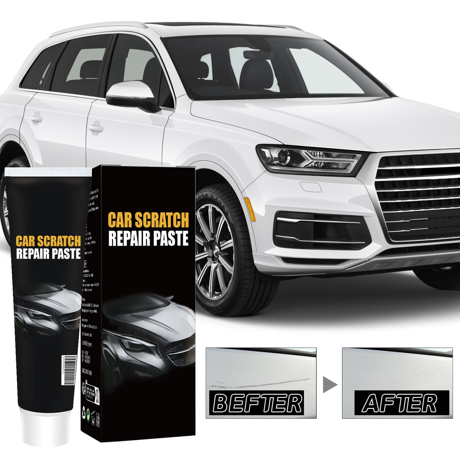 Car Scratch Repair Kit, Car Scratch Remover Wax & Polish Paste for All ...