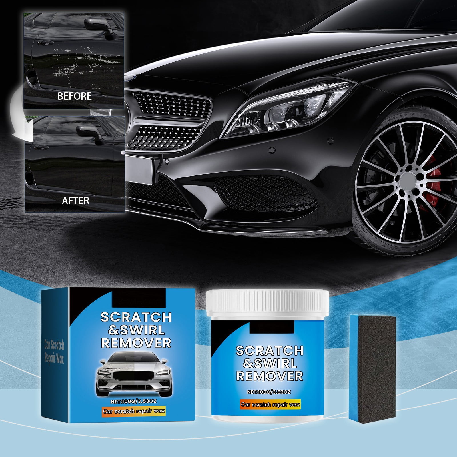 Car Scratch Repair Paste | Automotive Paint Nanocoating Agent | Anti ...