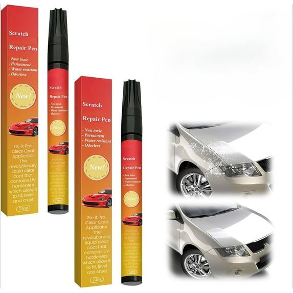 Car Scratch Repair Pen Kit - 2026 Upgraded Waterproof Clear Coat ...