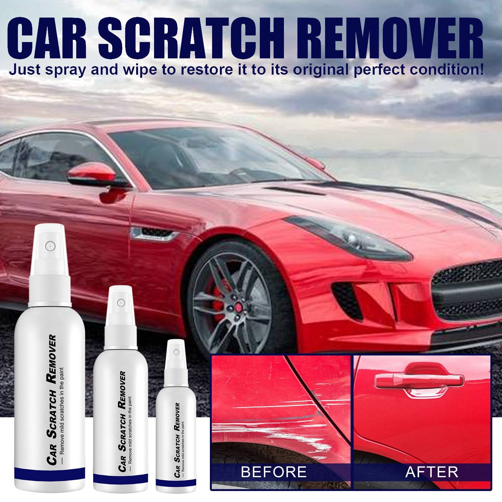 Car Scratch Spray 30/50/100ml Paint Scratch Remover Scratch Sealer ...