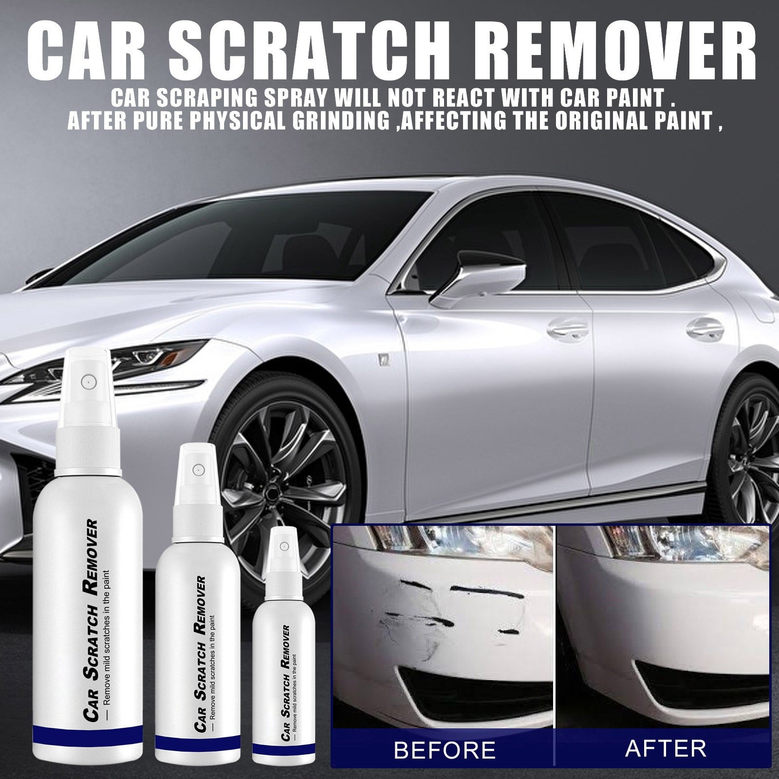 Car Scratch Spray 30/50/100ml Paint Scratch Remover Scratch Sealer ...