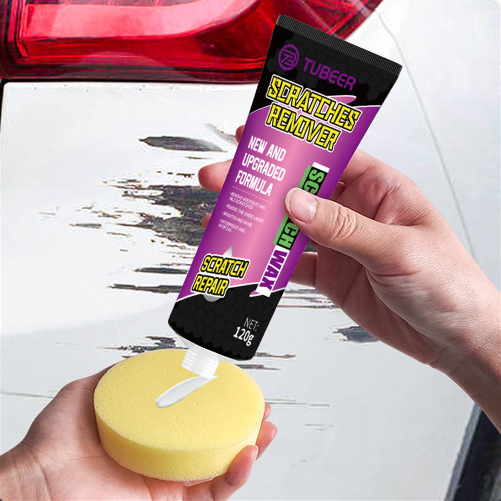 Car Scratch Wax, Car Paint Scratch Repair Reducing Agent, Scratch Grinding Agent, Car Scratch ...