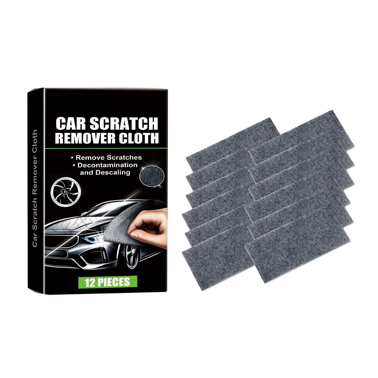 Car Scratches Remover,Nano Sparkle Cloth for Car Scratches Multi ...