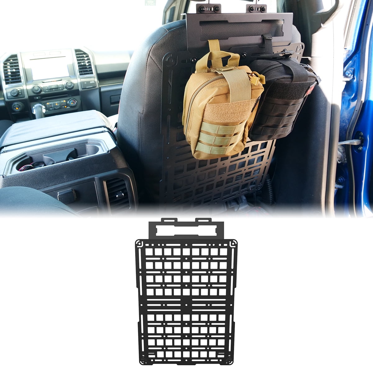 Car Seat Back Molle Panel for Molle Panel for 2015-2025 Ford F-150 ...