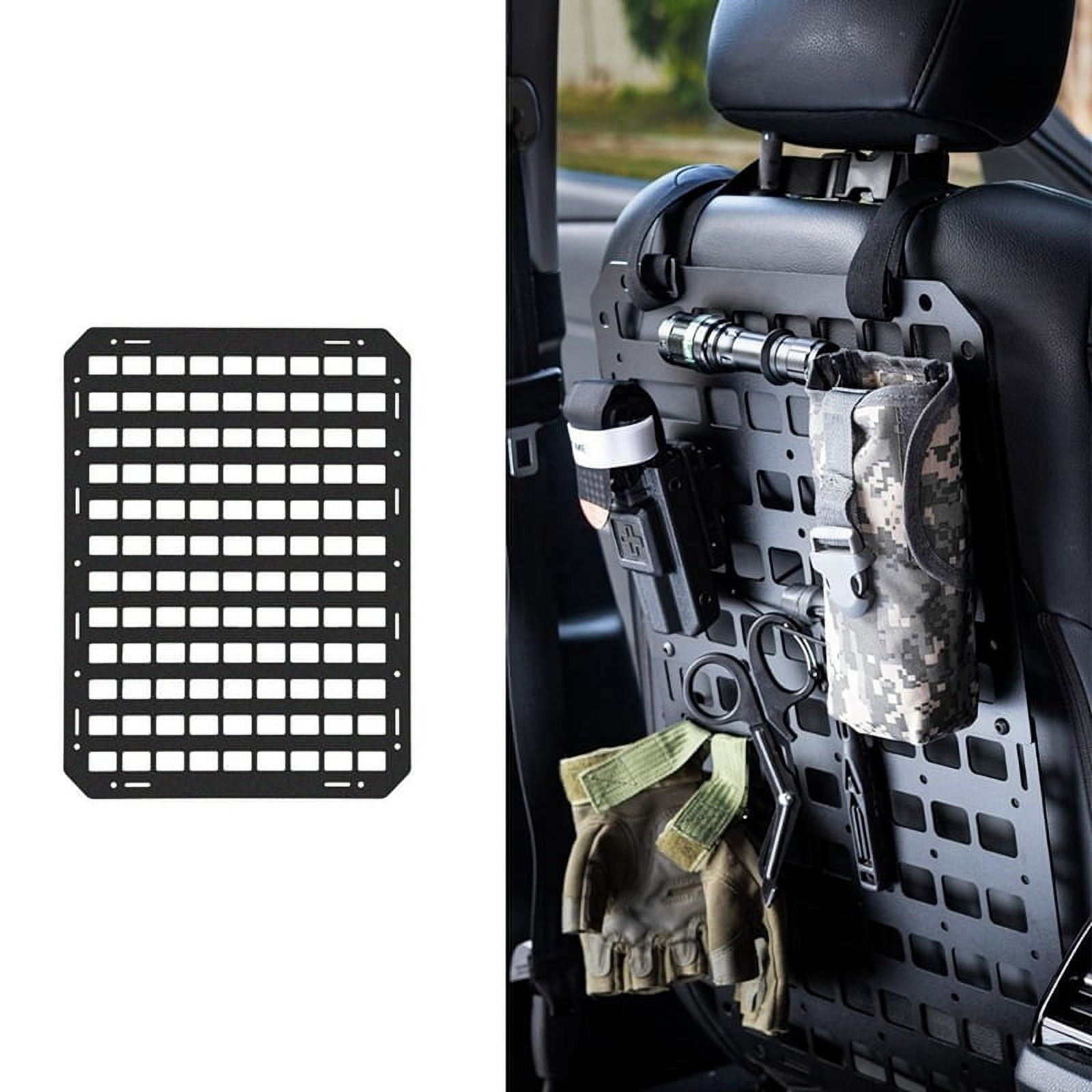 Car Seat Back Molle Panel, Panel Organizer for Car, SUV Truck ...