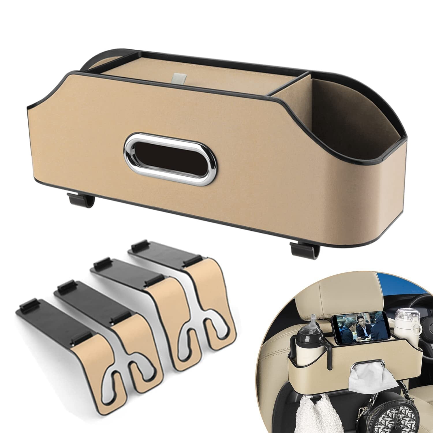 Car Seat Back Organizer - Stylish & Functional Storage for Family ...