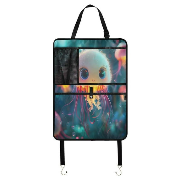 Car Seat Back Protector,Waterproof & Stain Resistant Kick Mats with ...