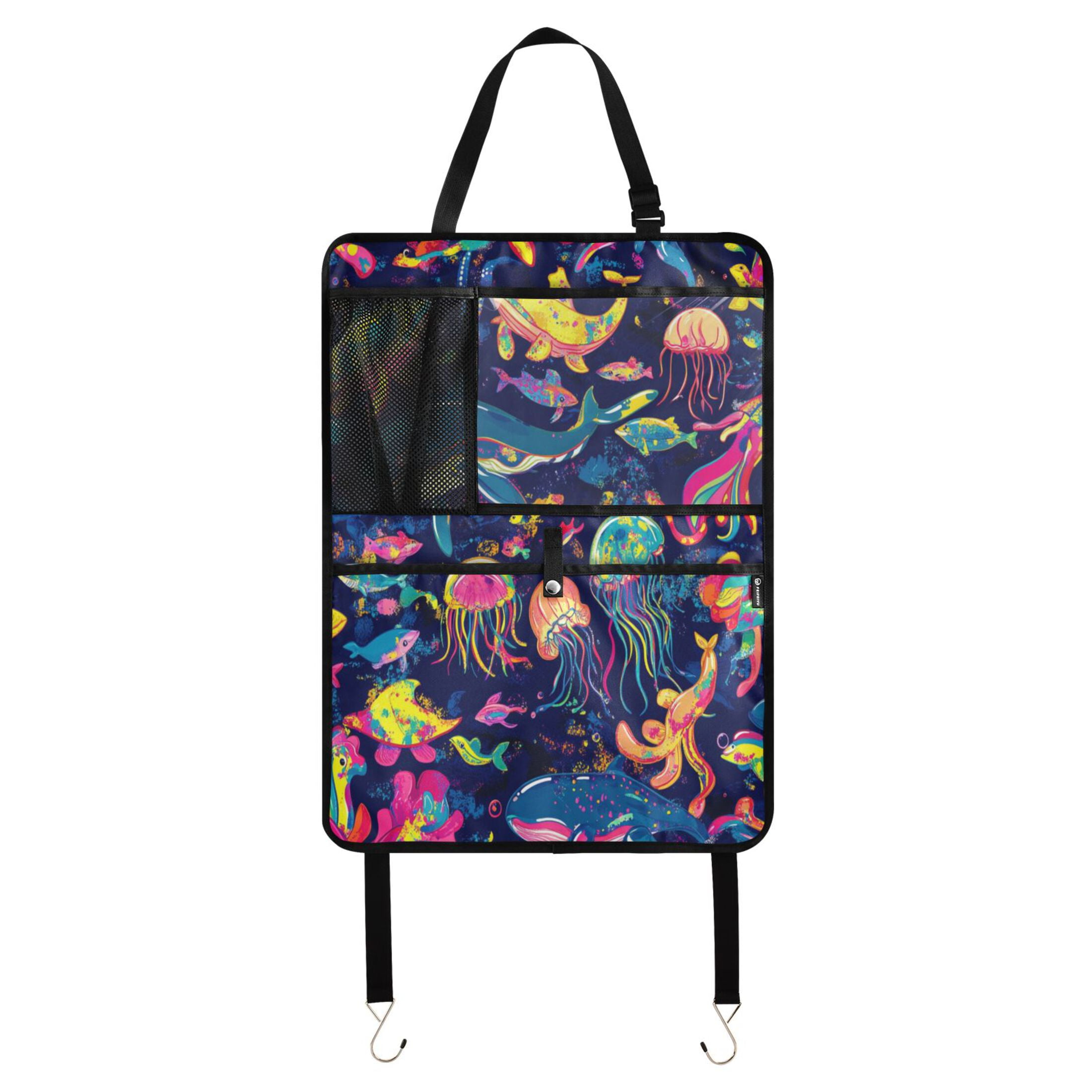 Car Seat Back Protector,Waterproof & Stain Resistant Kick Mats with ...