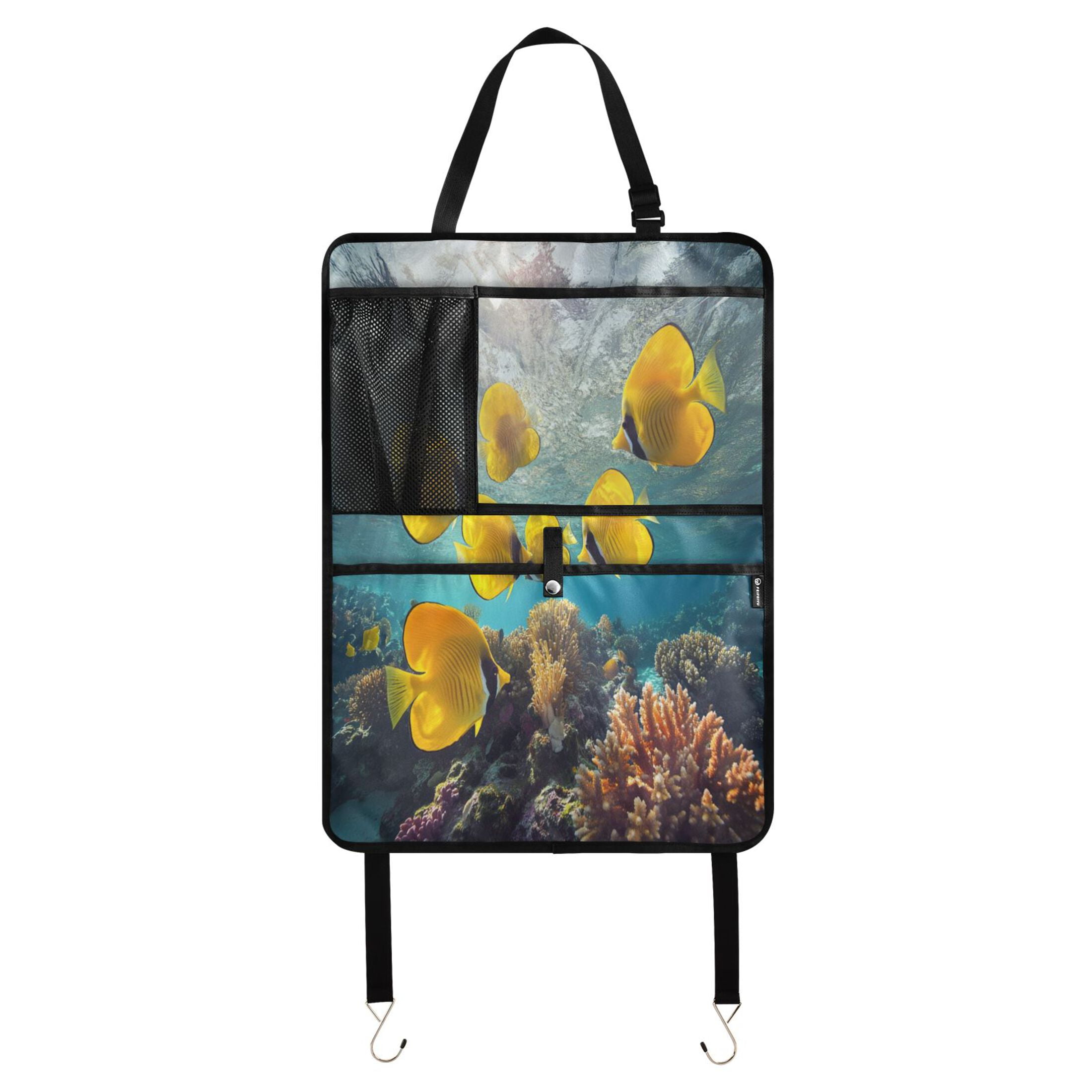 Car Seat Back Protector,Waterproof & Stain Resistant Kick Mats with ...