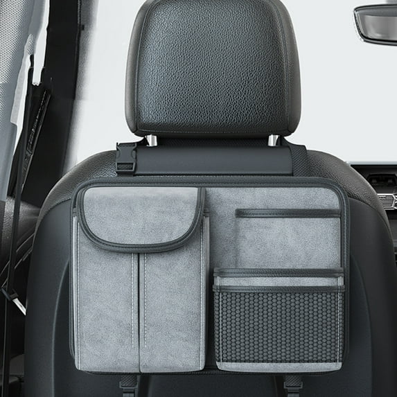 Car Seat Back Storage Bag, Car Seat Hanging Organizer, Polyester ...