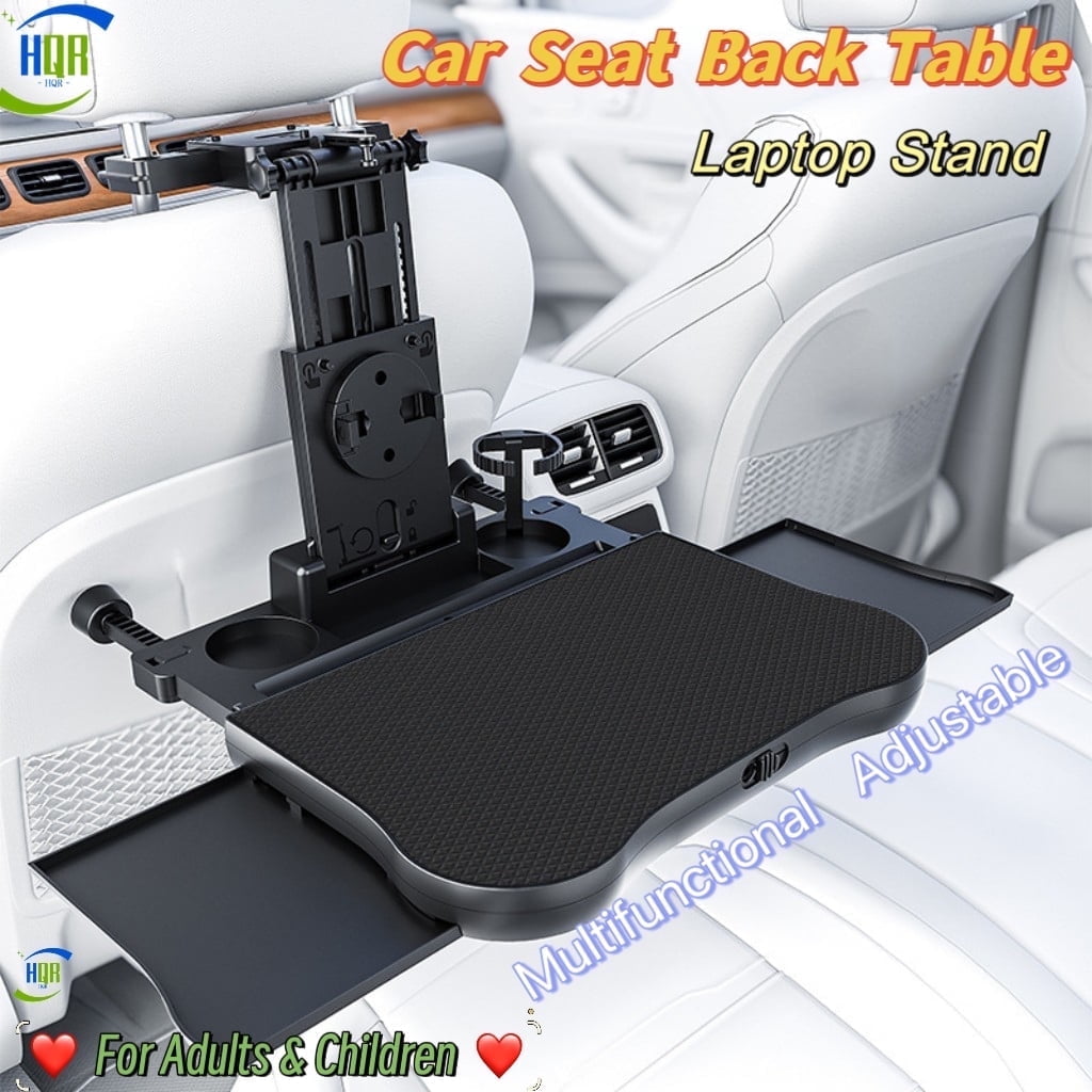 Car Seat Back Table, Laptop Stand, for Seat with Headrest Bar ...