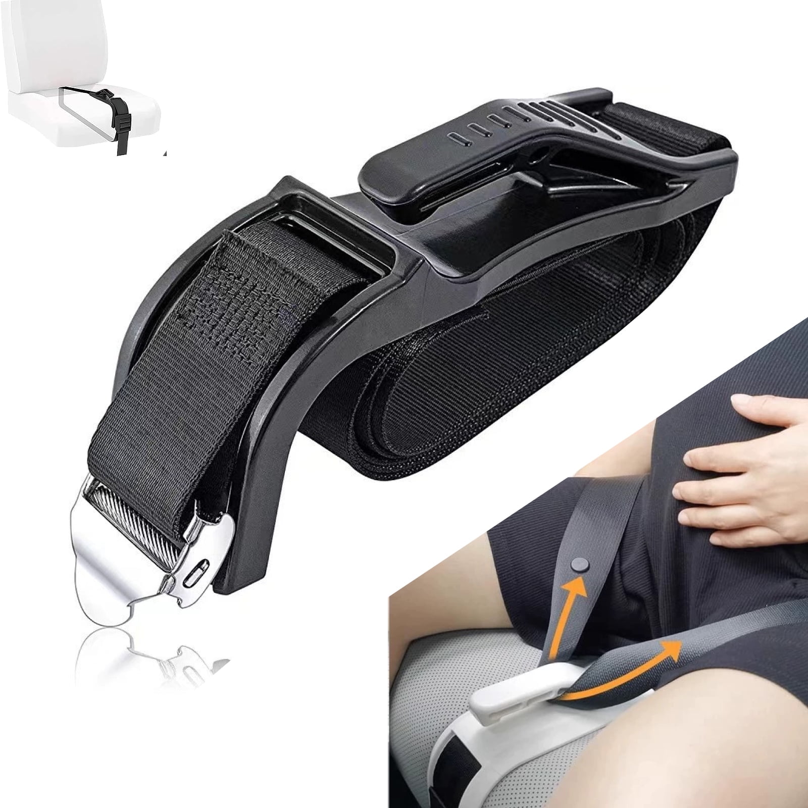 Lusinus Car Seat Belt Adjuster for Pregnant Women Protect Belly Prevent ...