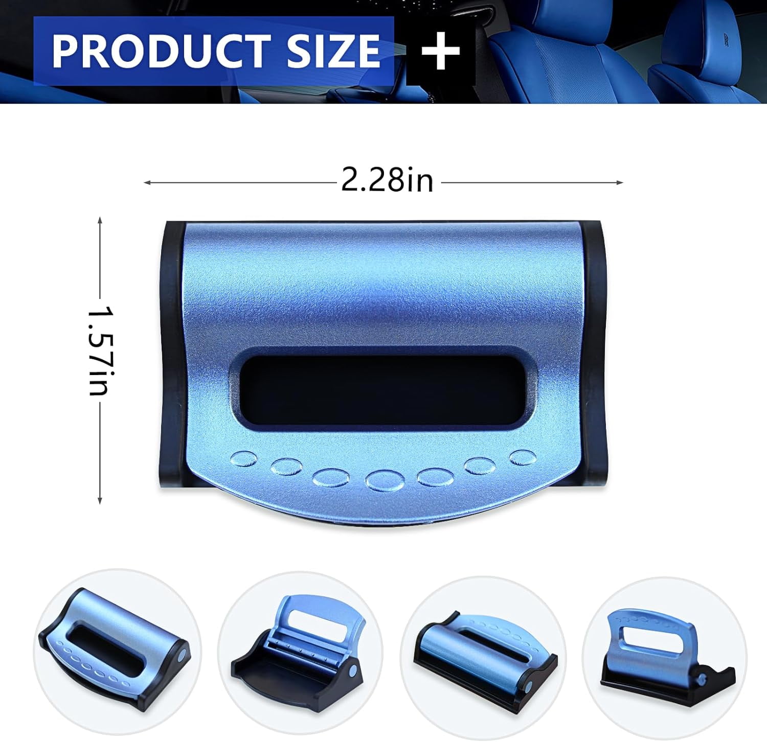 Car Seat Belt Clip, 2 Pack Seatbelt Adjuster for Everyone, Premium ...