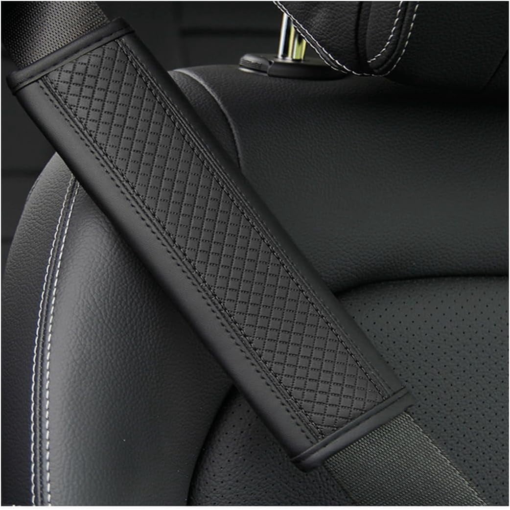 Car Seat Belt Pads, 2 Pack Fiber Leather Seatbelt Shoulder Strap Covers ...