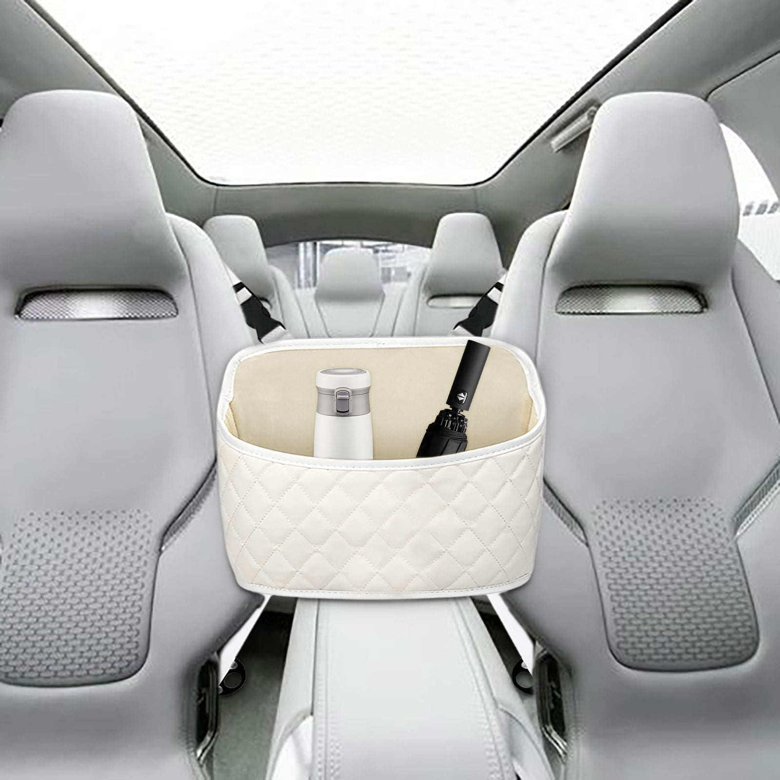 Car Seat Center Console Organizer Bag - Hanging Storage Pouch for ...