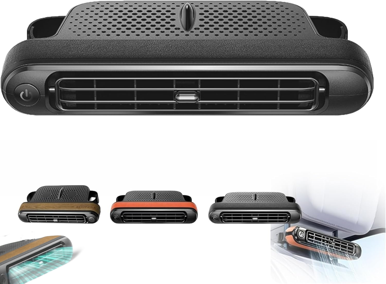 Car Seat Cooling Fan - USB Car Backseat Fan, Emtphasis Electric Cars ...