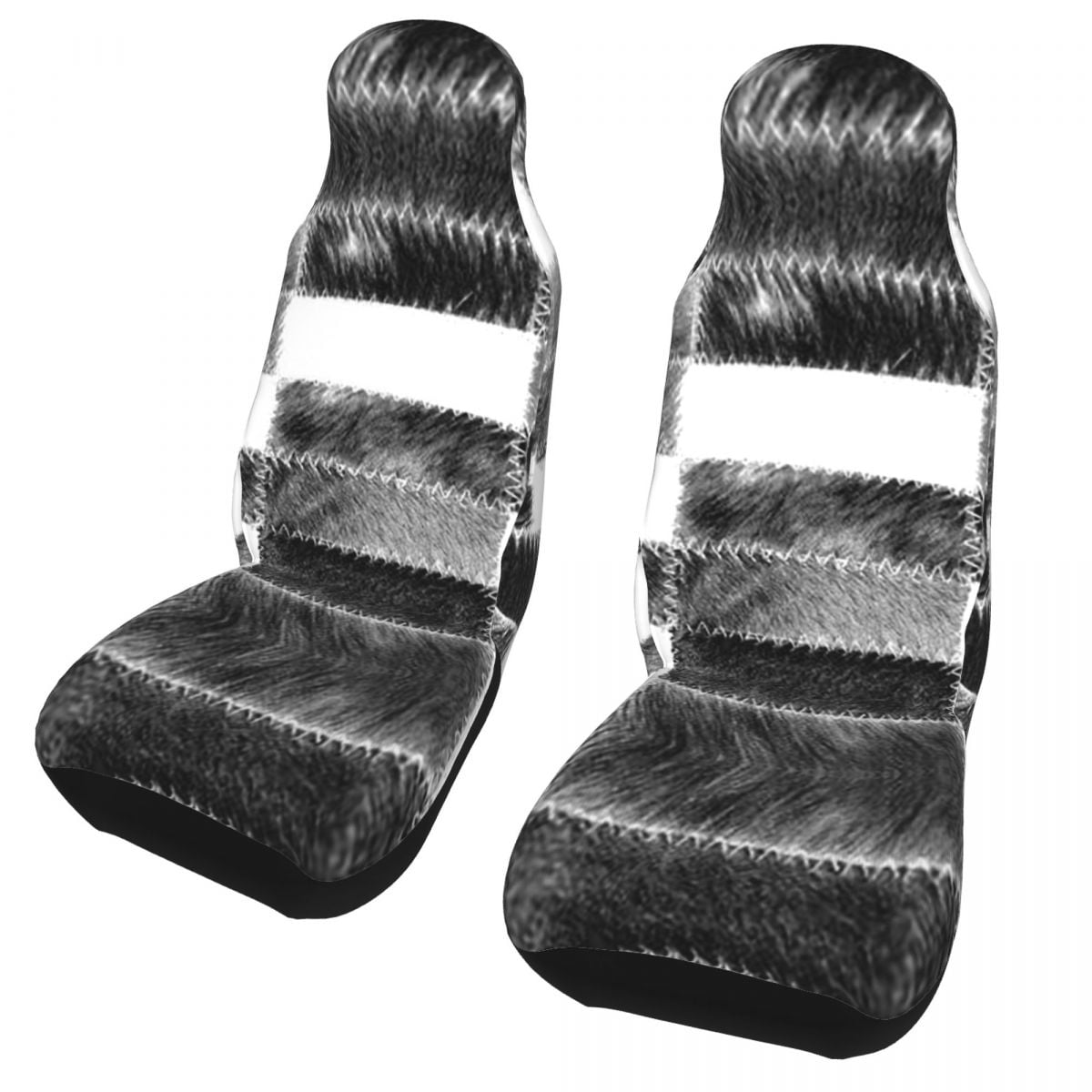 Car Seat Cover 3D Print Cowhide TextureUniversal Fit for Any Car Truck ...