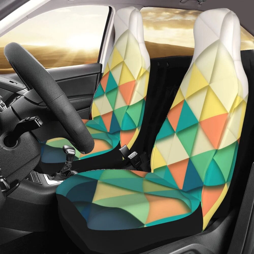 Car Seat Cover Abstract Bubble Pattern UniversalFit Any Car Truck Van ...