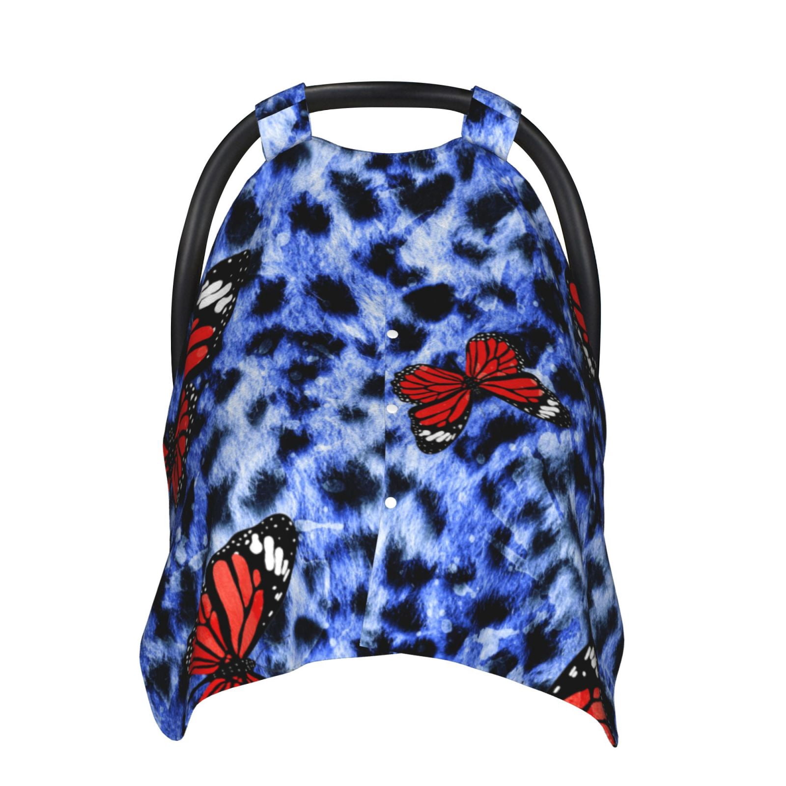 Car Seat Cover Baby, Abstract Colorful Butterflies Baby Car Seat Cover ...