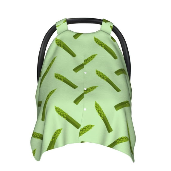 Car Seat Cover Baby - Asparagus Pattern green Carseat Covers Baby for ...