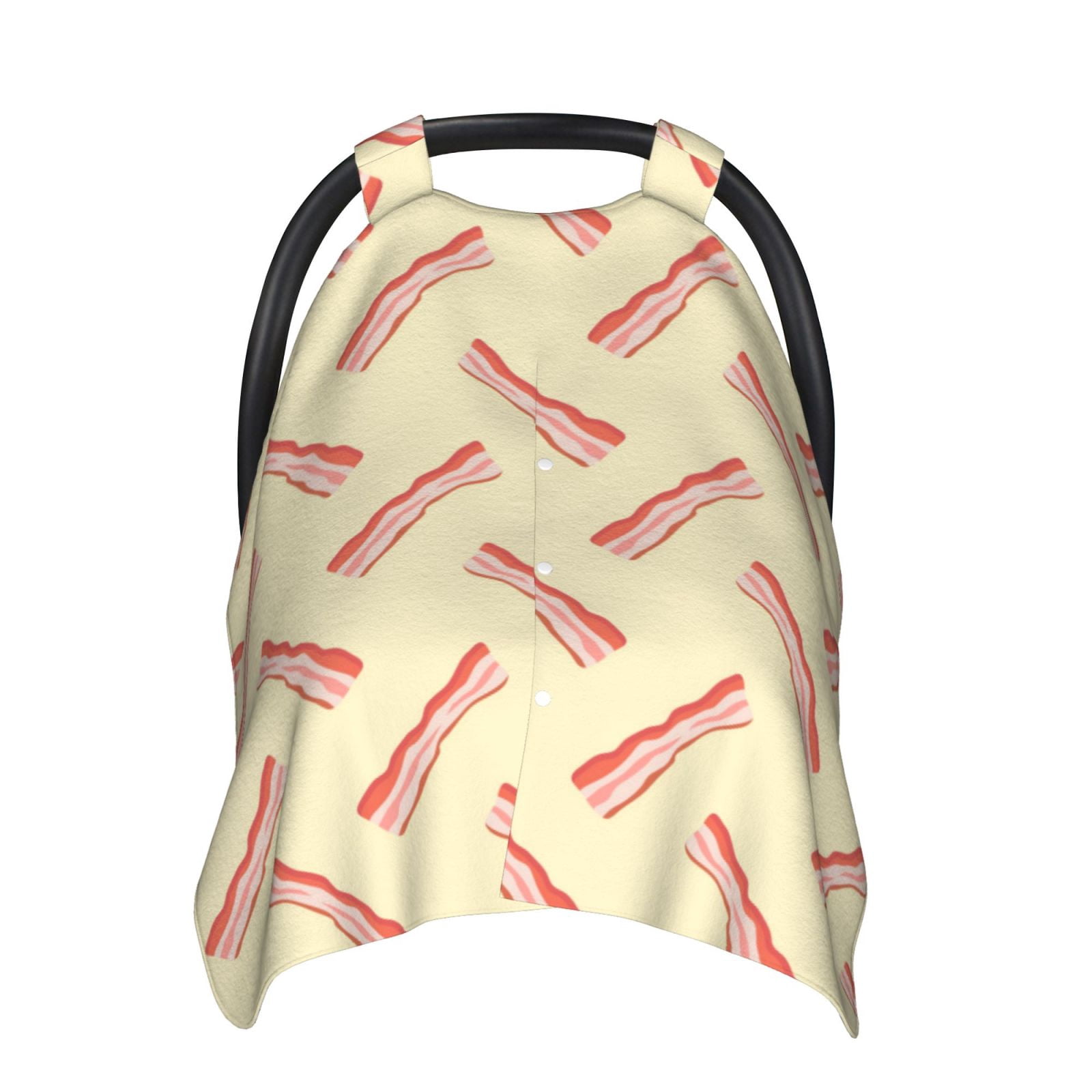 Car Seat Cover Baby - Bacon Print No.9032 Breathable Infant Car Seat ...