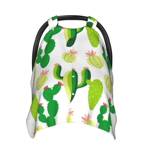 Car Seat Cover Baby - Cactus Pattern cartoon Breathable Infant Car Seat ...